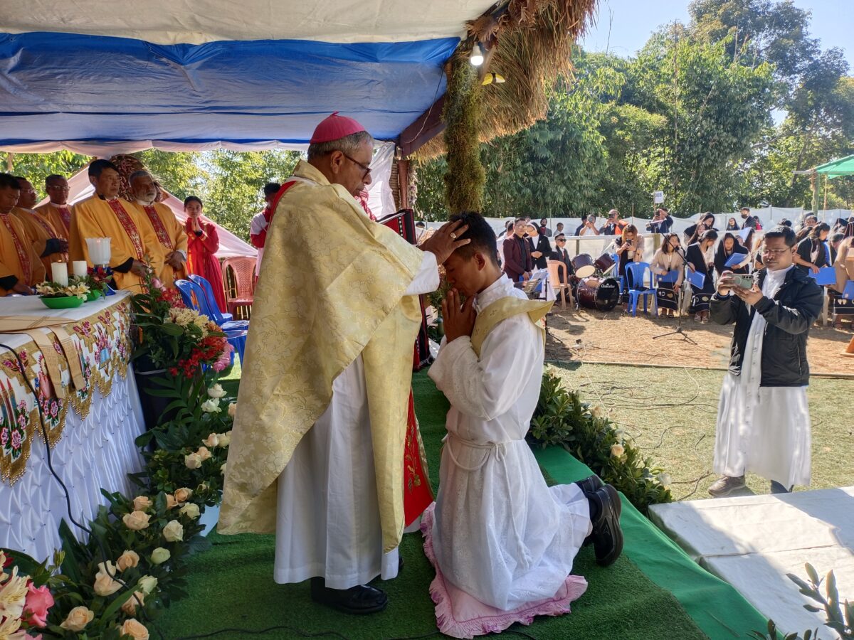 Priestly Ordination of Deacon Charles SDB – Diocese of Kohima